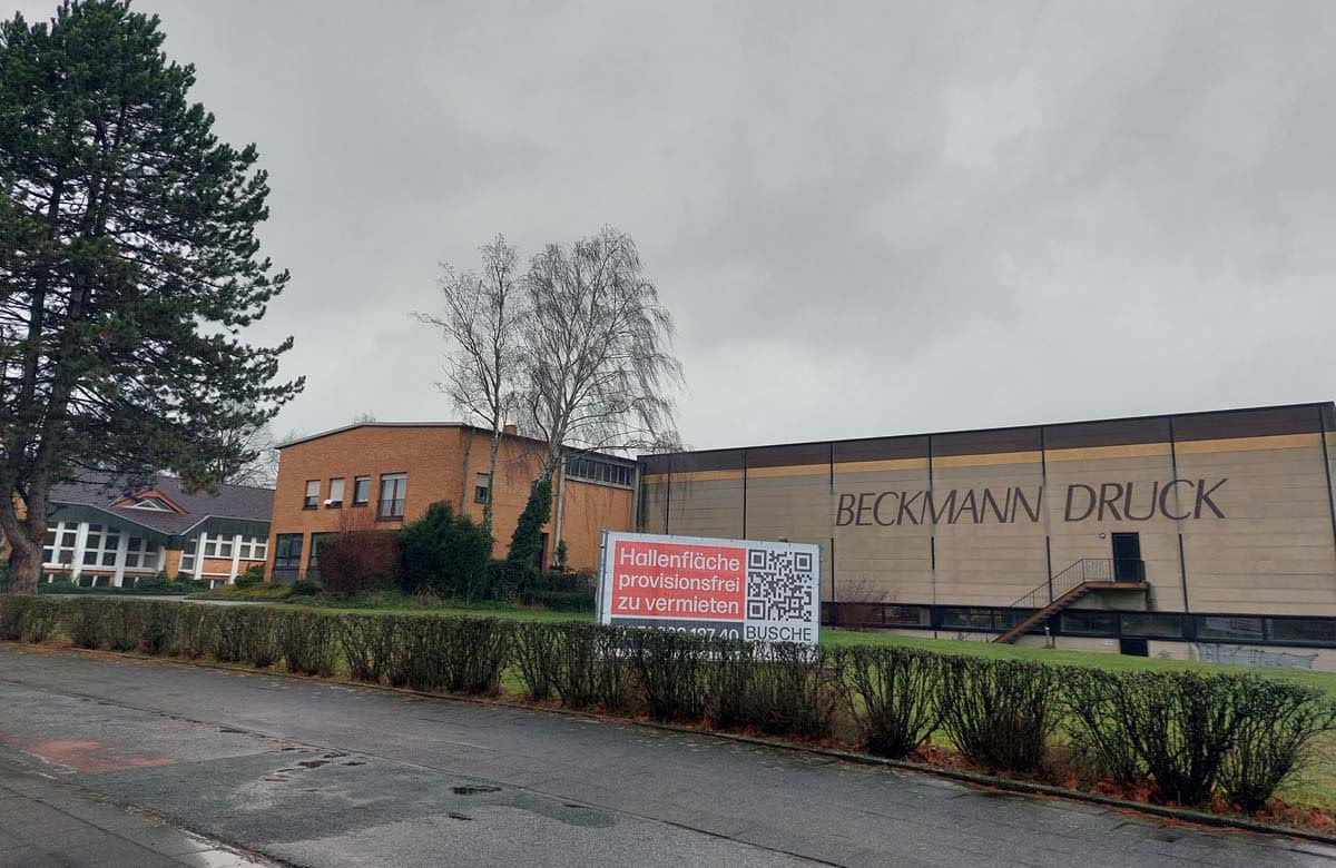 Beckmann Print & Medien: Ab Ende Januar stehen Maschinen still – Werne Plus